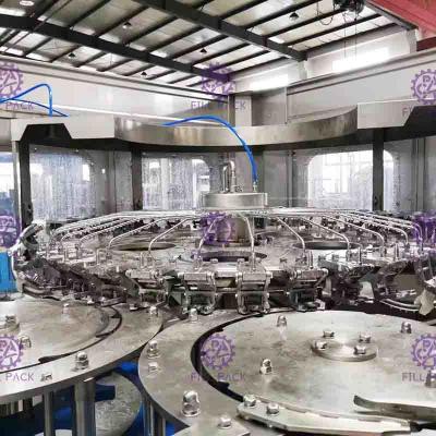 China Carbonated Drink Bottling Machine 3 in 1 Monobloc 8000-10000 BPH Glass Bottle Filling Equipment for sale