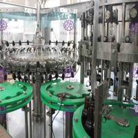 China Carbonated Drink 3 in 1 Monobloc Bottling Machine 24-24-8 6000-7000 BPH Glass Bottle Filling Line for sale