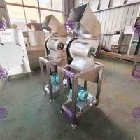 China Industrial Fruit Crusher Machine 0.5T/H Capacity with 310 RPM Rotating Knives for Juice Processing for sale