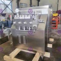 China 3000LPH 25MPa High Pressure Homogenizer for Juice and Milk Processing with 22KW Power and 1700kg Weight for sale
