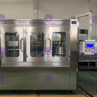 China 18 Head Plastic Bottle Filling Machine 5000-7000BPH 4.0kW 3-in-1 Monoblock for Mineral Water for sale