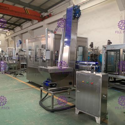 China 3-in-1 Monoblock Bottle Filling Machine 8000BPH Capacity for 0.2-2L Plastic Bottles for sale