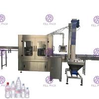 China Automatic 3-in-1 Mineral Water Filling Machine for PET Bottles 8000-10000BPH with PLC Control for sale