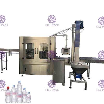 China Automatic 3-in-1 Mineral Water Filling Machine for PET Bottles 8000-10000BPH with PLC Control for sale