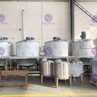 China Steam Jacket Heating Mixing Tank with Agitator 500L to 6000L SUS304 for sale