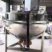 China Stainless Steel Electric Heating Steam Jacketed Kettle 400L Tiltable 300C for sale
