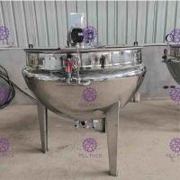 China Stainless Steel Electric Heating Steam Jacketed Kettle 400L Tiltable 300C for sale