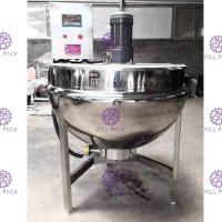 China Stainless Steel Electric Heating Steam Jacketed Kettle 400L Tiltable 300C for sale