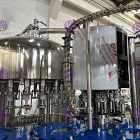 China 3-in-1 Hot Filling Machine for Glass Bottles - 4000-20000 BPH Capacity with 95°C Temperature Rating for sale