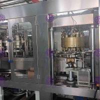 China Electric 2 in 1 Can Filling Line - 5000 Cans/Hour Capacity with 18 Filling Heads for Carbonated Beverages for sale