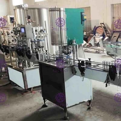 China 4000 Cans/Hour 2-in-1 Juice Can Filling Line with 12 Filling Heads and 4 Sealing Heads - SUS304 Stainless Steel for sale