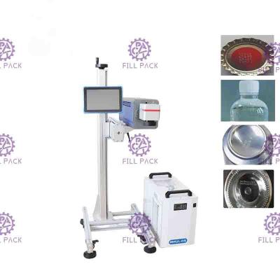 China 1kW Air Cooled CO2 Laser Date Printing Line for PET Bottle Marking for sale