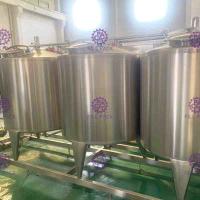 China Semiauto CIP Cleaning System 500L Tank with 10T/H Flow Rate and 35m Head for Dairy Beer Beverage Processing for sale