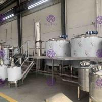 China SUS304 Electric Aseptic Juice Processing Equipment - 2000L/H Capacity with Steam Heating Mixing Line for sale
