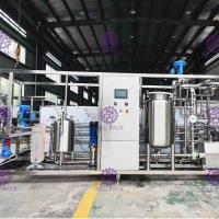 China 1000L/H UHT Sterilization Machine for Juice & Milk Processing - 115-135°C Temperature Range for sale