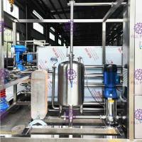 China 1000L/H UHT Sterilization Machine for Juice & Milk Processing - 115-135°C Temperature Range for sale