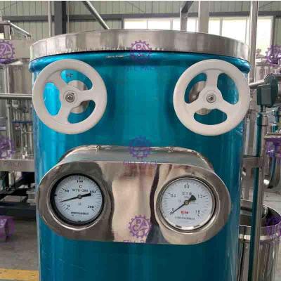 China 1 T/H Electric Heating UHT Sterilizer with 1000L/H Capacity and 32kW Power for Beverage Production Lines for sale