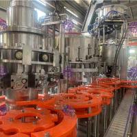 China Glass Bottle Juice Filling Machine RCGF18-18-6B 5000-7000 BPH Hot Drink Beverage Tea Filling Line for sale