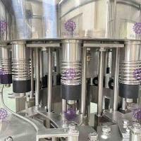 China Automatic Monoblock 6000BPH 3-in-1 Milk Filling Machine with 24 Heads and 4KW Power for sale