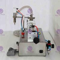 China Pneumatic Paste Filling Machine 25bpm Mineral Water Filler with Foot Switch 0.4-0.6mpa for sale