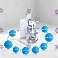 China Automatic Liquid Sachet Packing Machine 2-12kg PE Film 5-6 Bags per Minute for sale