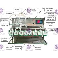 China Semi Automatic Stand Up Pouch Water Filling Machine Desktop 10 Nozzles 500ml 220V for sale