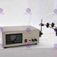 China Semi Automatic Magnetic Pump Liquid Filling Machine 90W 4.5L/min for Oil Water Beverage Bottling for sale