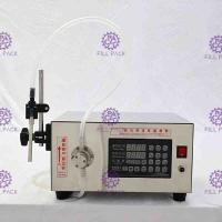 China Semi Automatic Magnetic Pump Liquid Filling Machine 90W 4.5L/min for Oil Water Beverage Bottling for sale