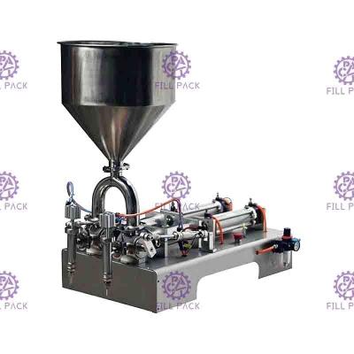 China Semi Automatic Pneumatic Paste Filling Machine 1000ml SUS304 0.4-0.6mpa for sale