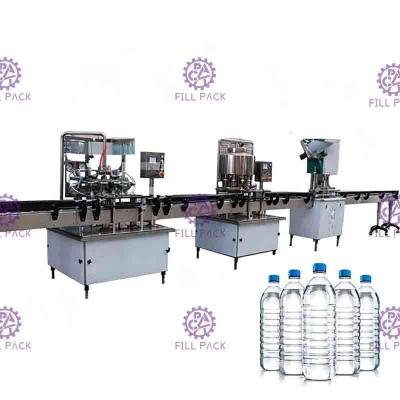 China 2000BPH Automatic 2L Pure Water Bottling Machine Rinser Filler Capper 12 Heads for sale