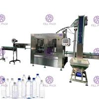 China Mineral Water Filling Machine 3000BPH PLC Control 3 in 1 Rinsing Filling Capping for sale