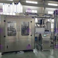 China PLC Control PET 3 in 1 Rinsing Filling Capping Machine 2000BPH 220V for sale