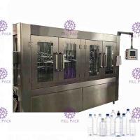 China 6000BPH 2000ml Automatic 3 in 1 Pure Water Filling Machine for PET Bottles for sale