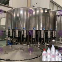 China 3 in 1 Monoblock Mineral Water Filling Capping Machine 10000 BPH Plastic Bottle Rinsing for sale