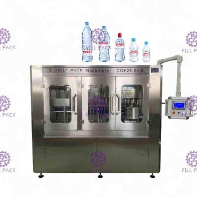 China Automatic Drinking Water Bottling Machine 10000-15000 BPH 3 in 1 Washing Filling Capping for sale