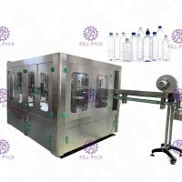 China PLC Control 3 In 1 Water Filling Machine SUS304 12000-15000 BPH Screw Cap for sale