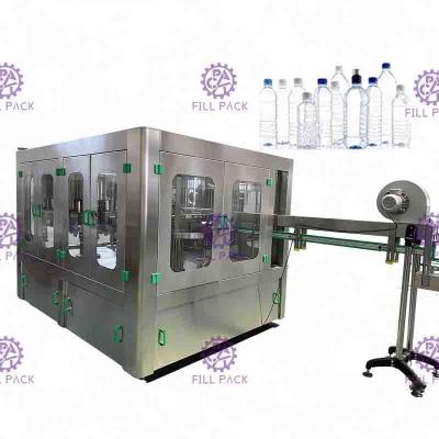 China PLC Control 3 In 1 Water Filling Machine SUS304 12000-15000 BPH Screw Cap for sale