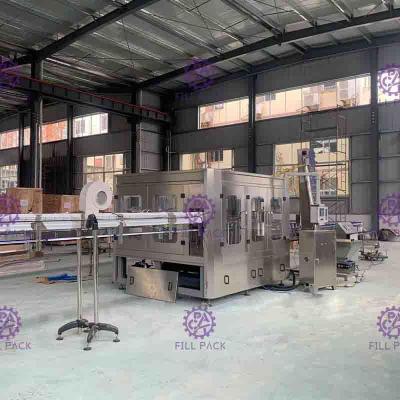 China PLC Control Water Production Line - 15000BPH Plastic Bottle Monoblock Filling Machine for 0.3-2L PET Bottles for sale