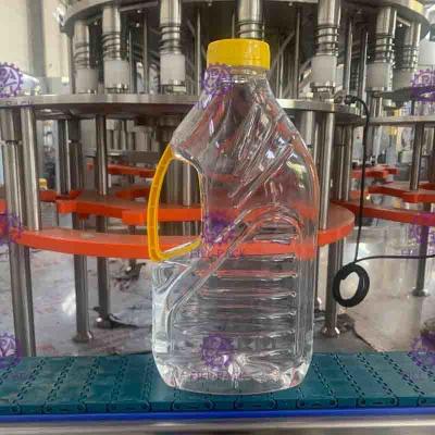 China 3.5kw 1200BPH 3 in 1 Juice Filling Machine for 2-5L Plastic Bottles with 45mm Screw Cap for sale