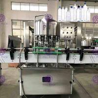 China SUS304 Drinking Water Filling Machine 500ml 2000ml Monoblock PET Bottle Filler for sale