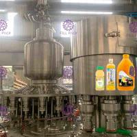 China Monoblock 3-in-1 Hot Filling Machine for PET Bottles - 6000-8000 BPH Capacity with 5KW Power for sale