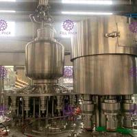 China Monoblock 3-in-1 Hot Filling Machine for PET Bottles 6000-8000BPH Capacity 2100×1600×2100mm for sale