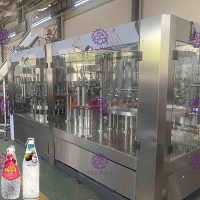 China 18 Head Automatic Juice Filling Machine for Glass Bottles - 6000-8000 BPH Capacity with 4.5kW Power for sale