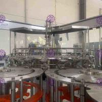 China High Capacity Hot Filling Machine for Juice Bottling - 6000-8000 BPH Capacity with PLC Control for 0.3-2L PET Bottles for sale