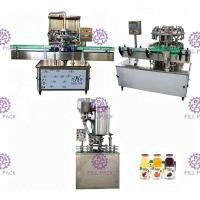 China 1500BPH 0-2L Automatic Glass Bottle Hot Filling Machine Washing Filling Capping Line for sale