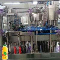 China 3 in 1 Centralization Beverage Bottling Equipment 8000BPH Washing Filling Capping for sale