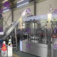 China Air Lifting Beverage Filling Equipment 12000BPH with Metal Caps for sale