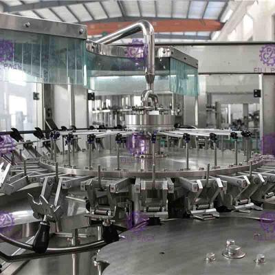 China 6000BPH Juice Filling Machine with PLC Control - 3-in-1 Monoblock for PET Bottles 0.3-2L for sale