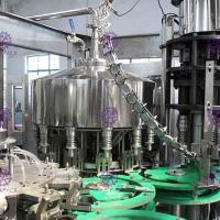 China 4.2kW Automatic Juice Filling Machine for Glass Bottles | 3000-4000 BPH Capacity | PLC Control System for sale