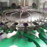 China 38mm Bottle Neck 24 Head Juice Filling Machine with 85°C Temperature Control and 6000-8000 BPH Capacity for sale